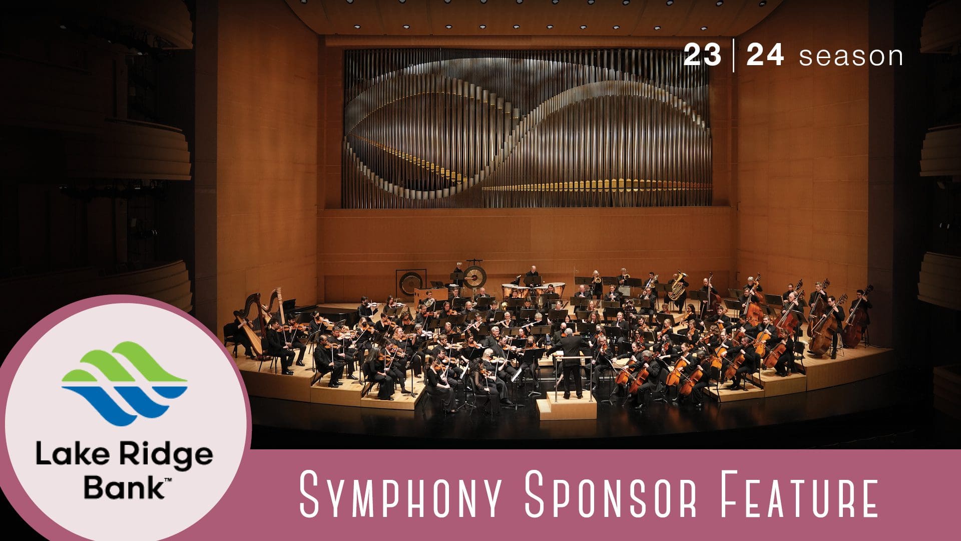 Welcoming Lake Ridge Bank to the Symphony Family - The Madison Symphony ...
